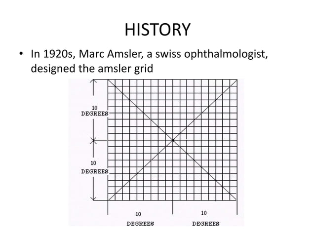 AMSLER CHARTS - Definition, types, usess | PPTX | Eye and Vision ...