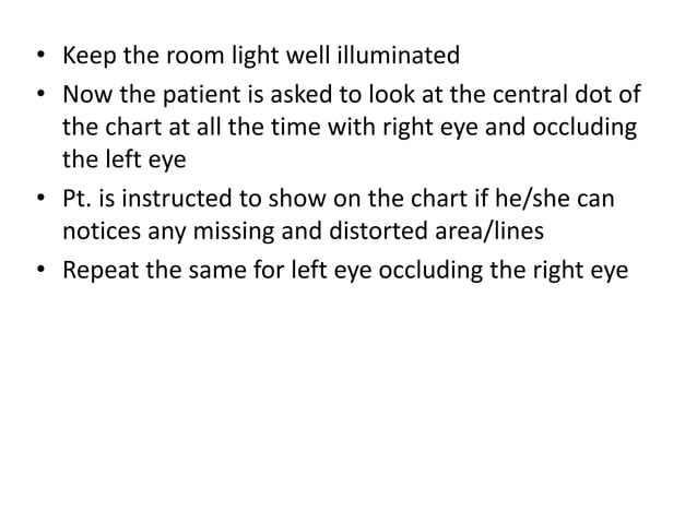 AMSLER CHARTS - Definition, types, usess | PPTX | Eye and Vision ...