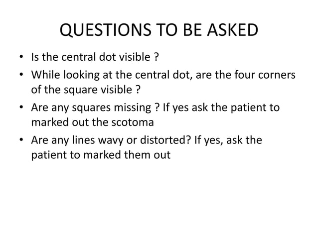 AMSLER CHARTS - Definition, types, usess | PPTX | Eye and Vision ...