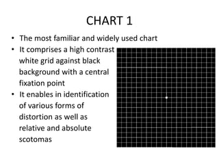AMSLER CHARTS - Definition, types, usess | PPTX