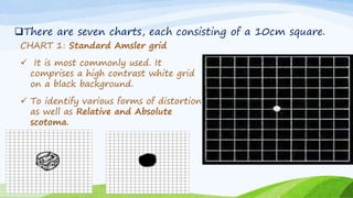 Amsler grid and color vision chart | PPTX