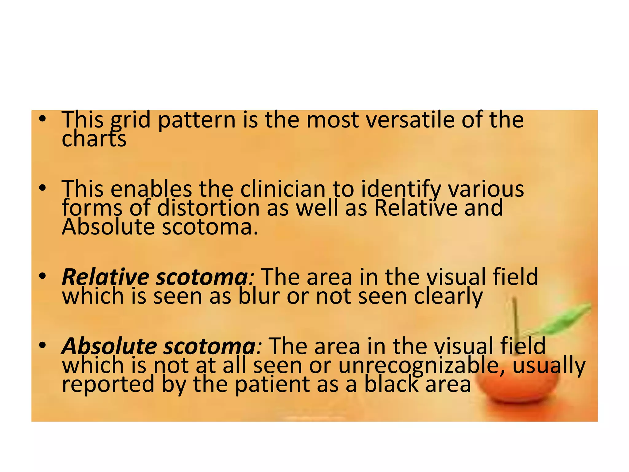 Amsler grid chart | PPTX