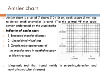 Amsler grid examination | PPT