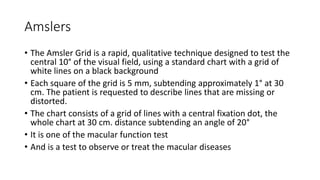 Amsler's grid test | PPTX