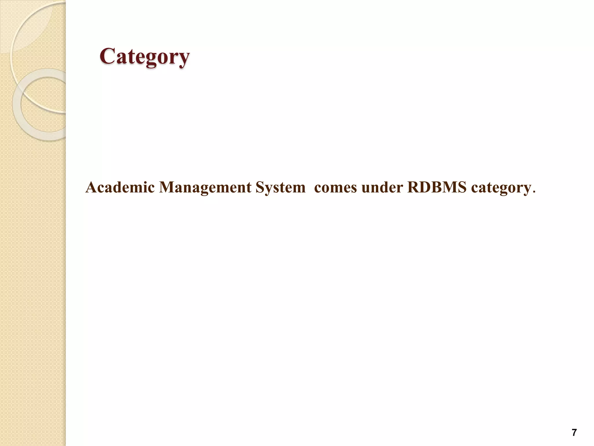 Academic management system PPT | PPTX
