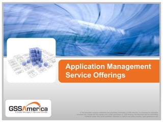 Application Management Service Offerings | PPT