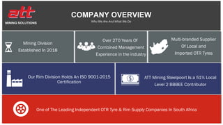 AMS: Comprehensive Mining Solutions Provider - Tyres, Rims, and ...
