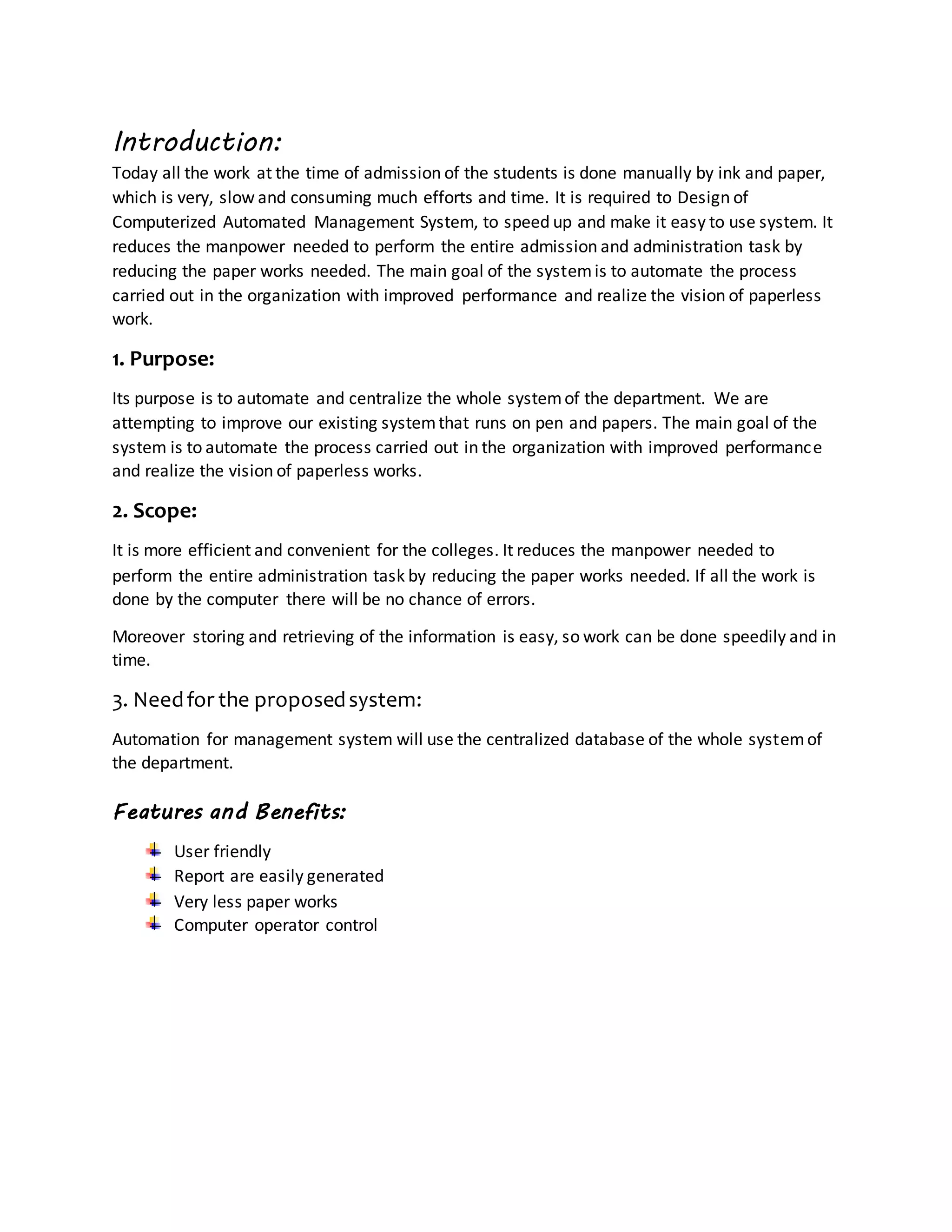 College Management System project | DOCX