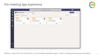 aMS Pune - Building apps for Teams meetings | PPT