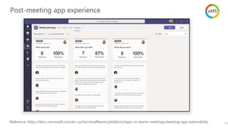 aMS Pune - Building apps for Teams meetings | PPT