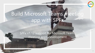 aMS Pune - Building apps for Teams meetings | PPT