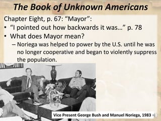 Amst185 wk3 immigration-migrants-unknown_americans-novel | PPTX
