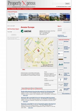Amstar Europe – Property Xpress (PropertyXpress.com) | PDF