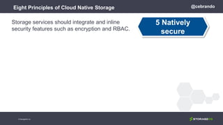 Amsteram Docker meetup - Cloud Native Storage - Chris Brandon | PDF