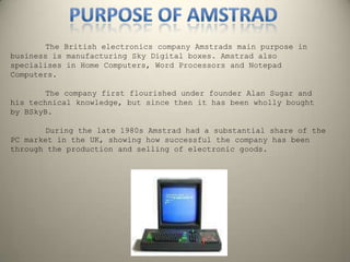 Amstrad steven & neil | PPT