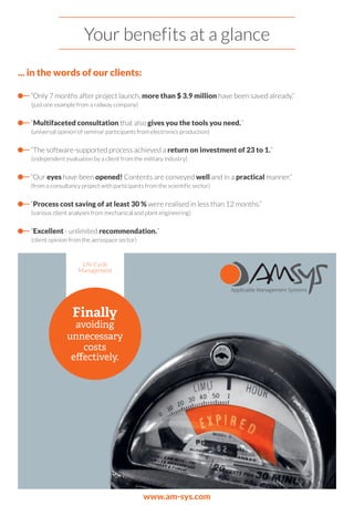 AMSYS - Applicable Management Systems | PDF