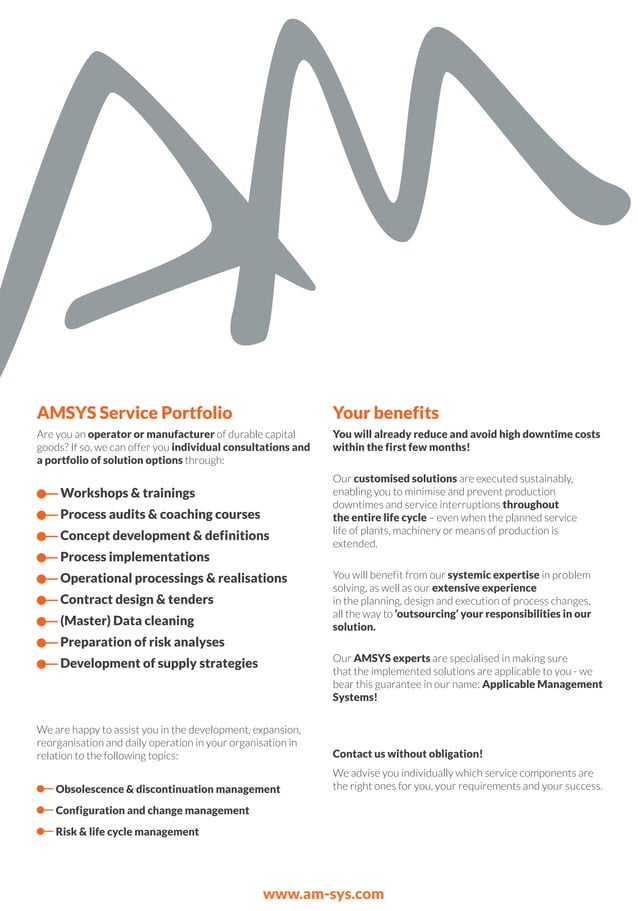 AMSYS - Applicable Management Systems | PDF