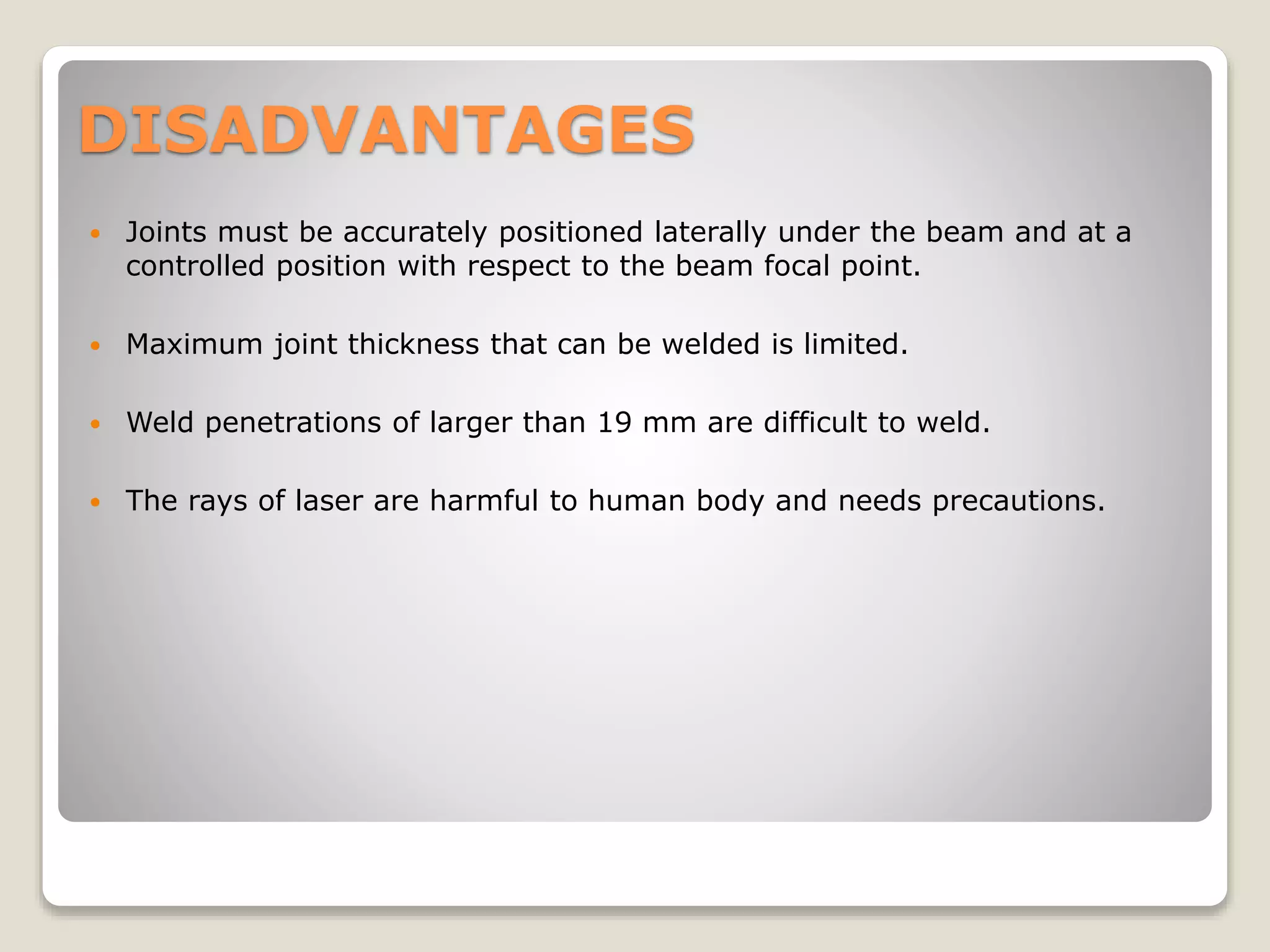 Laser Beam Technique | PPTX | Chemistry | Science