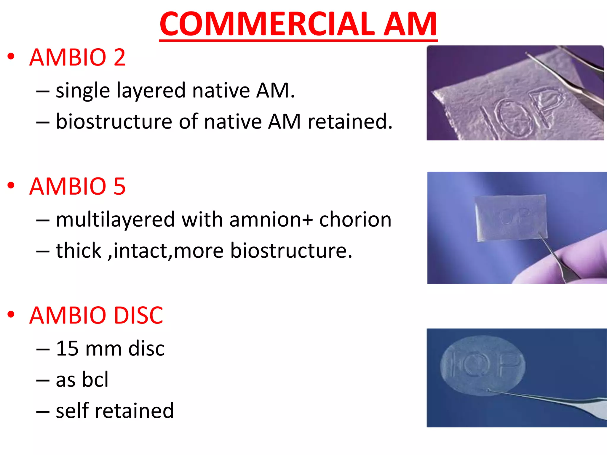 Amniotic membrane transplantation | PPTX