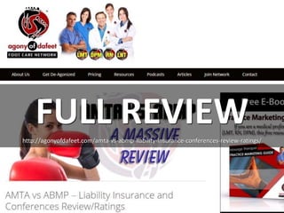 AMTA vs ABMP Insurance, Massage Therapy Insurance