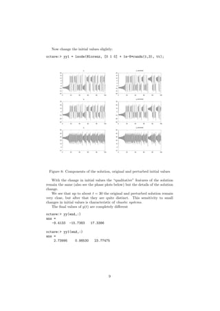 Amth250 octave matlab some solutions (1) | PDF