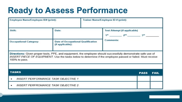 Increasing Performance-Based Feedback in On-the-Job Training Programs ...