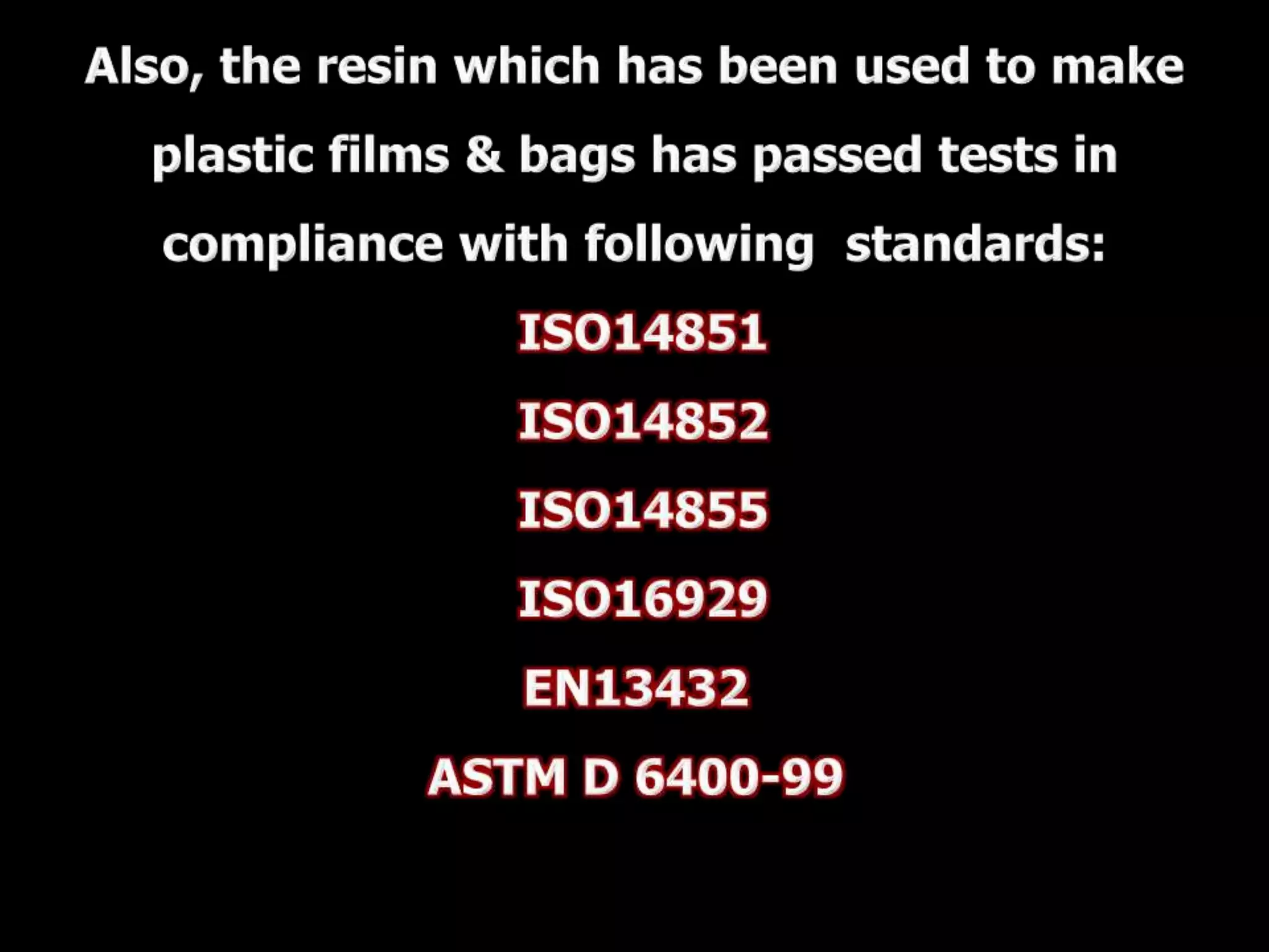 Amtrex Presentation Of Biodegradable Plastic | PPT