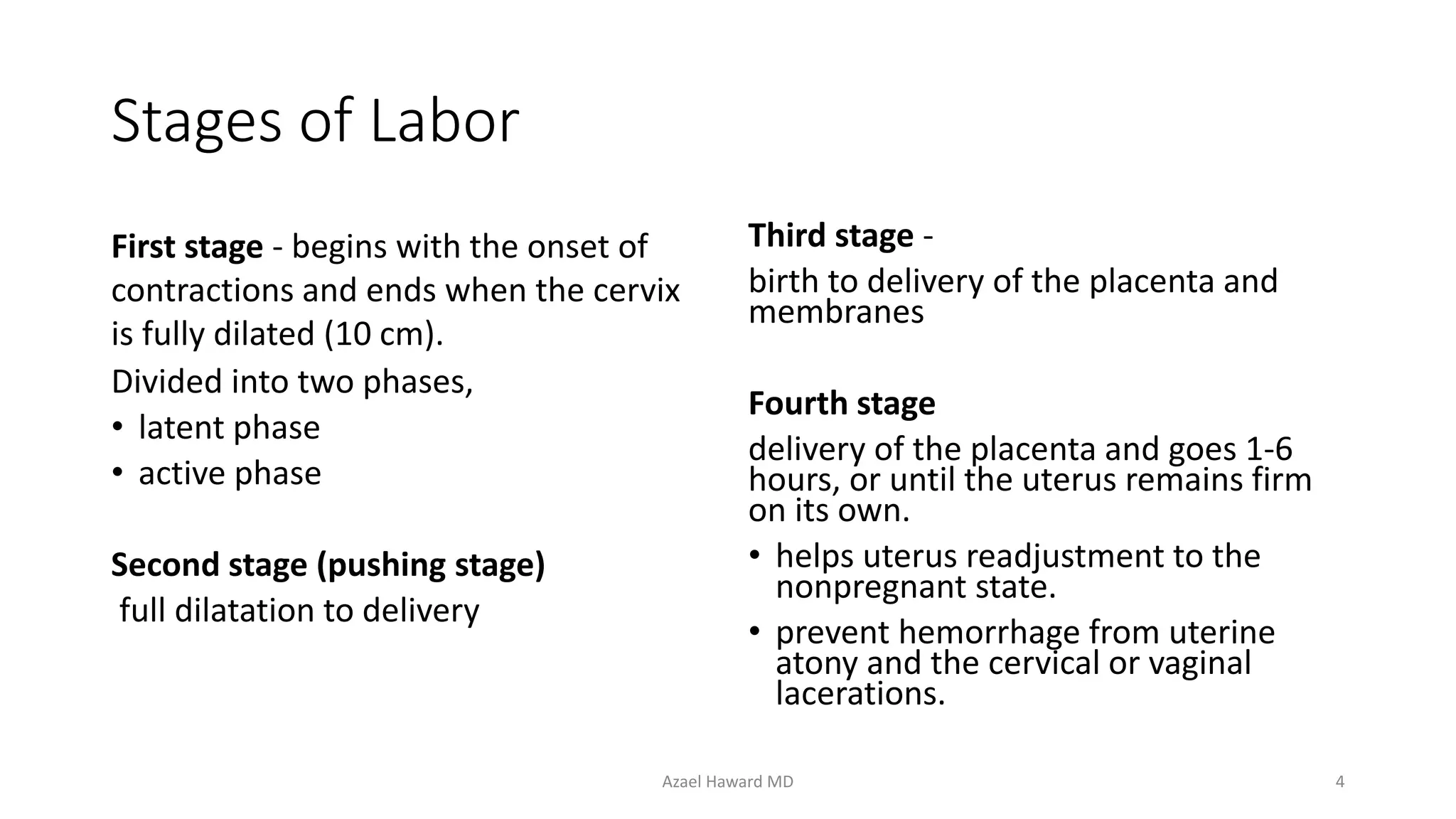 Active Management of Third Stage of Labor | PPTX