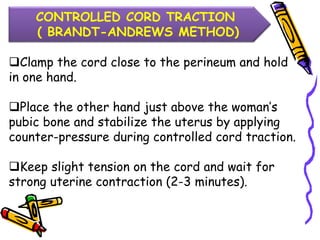 Active Management of Third Stage of Labour | PPTX