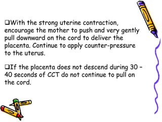 Active Management of Third Stage of Labour | PPTX