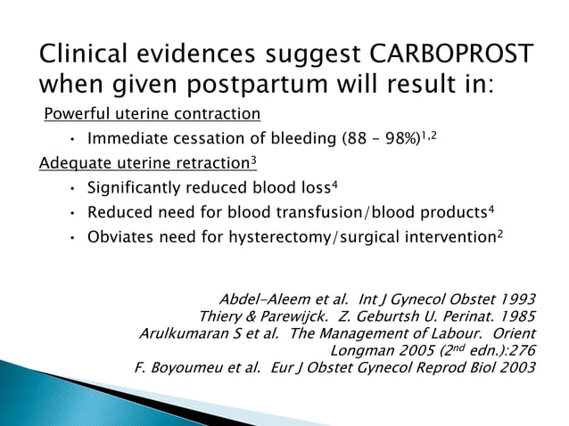 Amtsl – active management of third stage of | PPTX