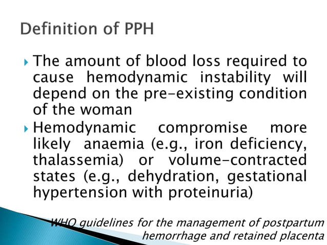 Amtsl – active management of third stage of | PPTX
