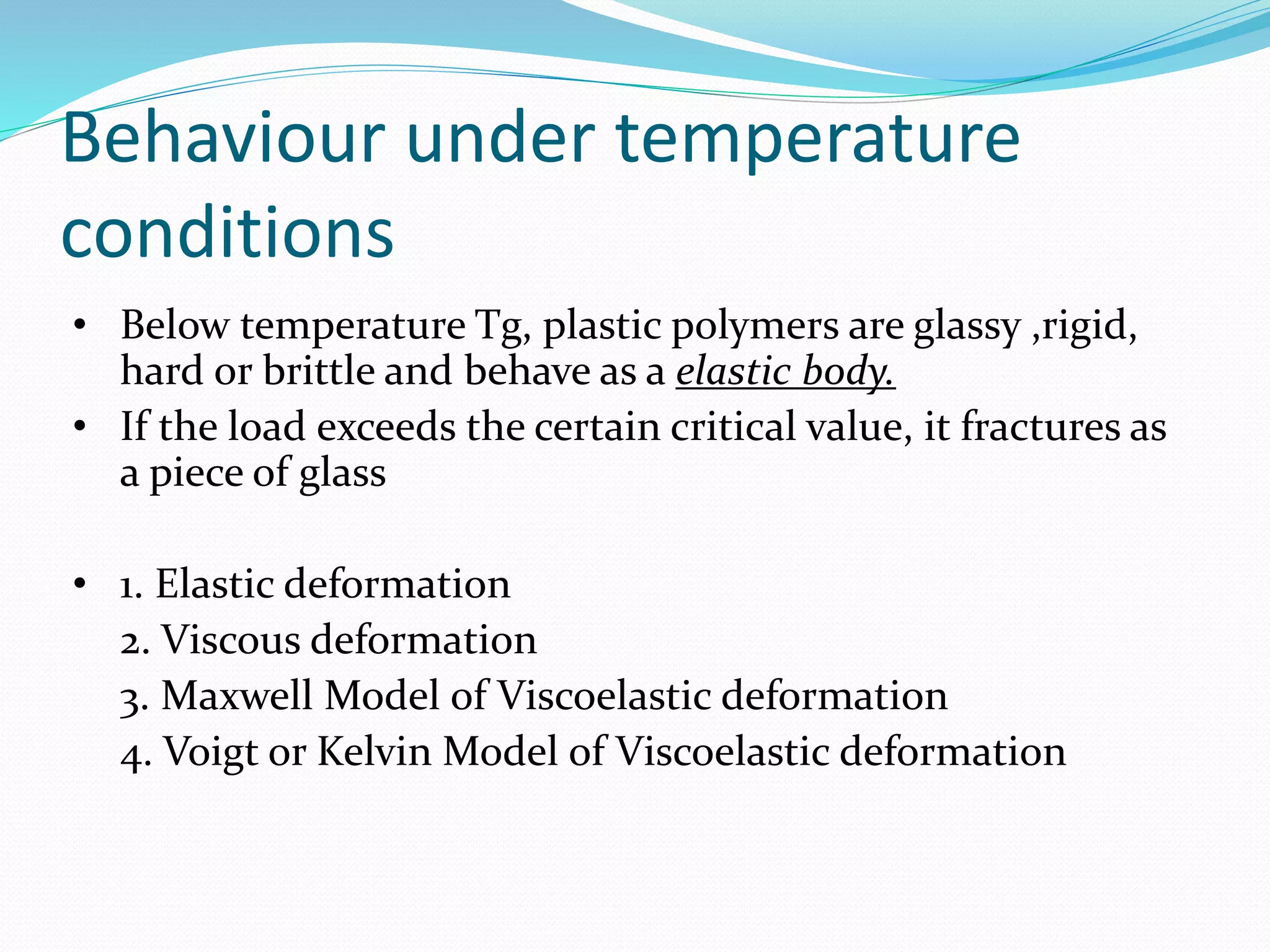 Thermoplastics : Introduction,classification,Processing & applications ...