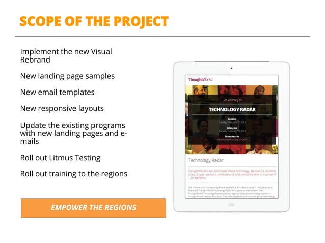 Thoughtworks Rebrand and Rollout of Marketo | PPT