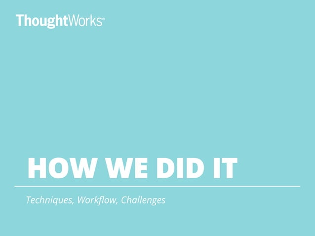 Thoughtworks Rebrand and Rollout of Marketo | PPT