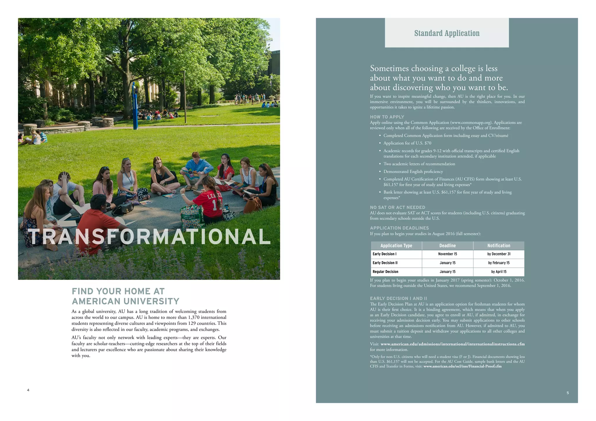 American University iap 16-17_guidebook_lr | PDF | College Planning | College Education