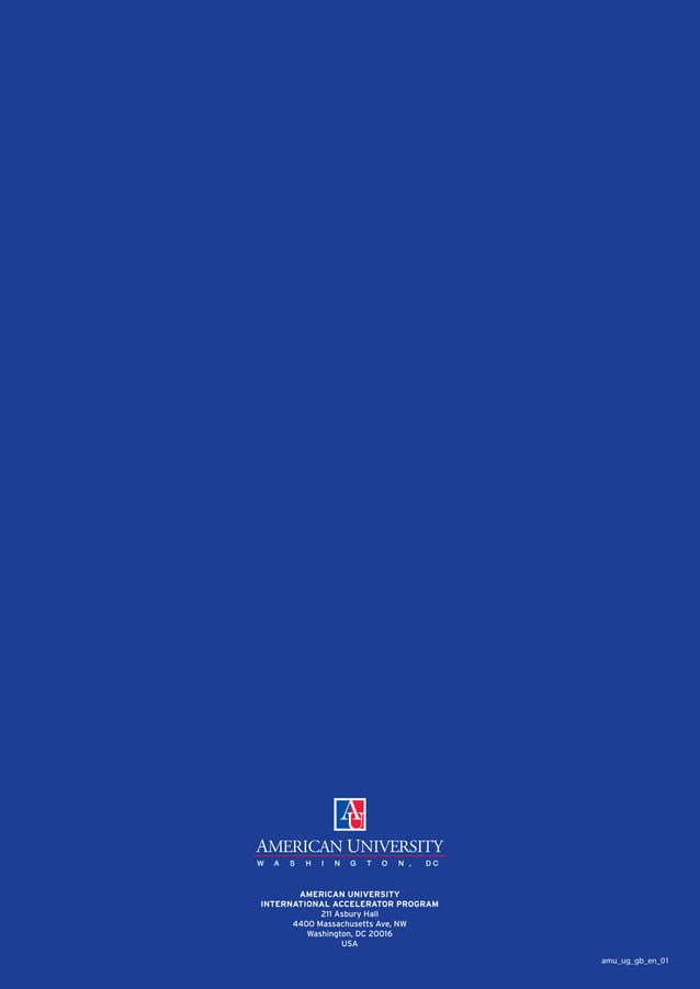 American University iap 16-17_guidebook_lr | PDF | College Planning | College Education