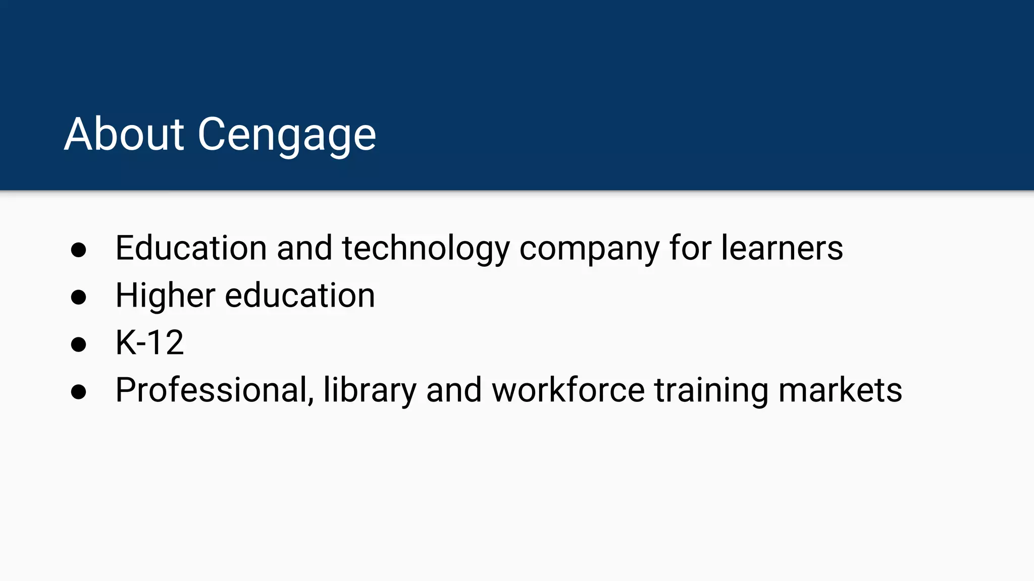 EECS441 Company Analysis - Cengage | PDF | Technology & Computing