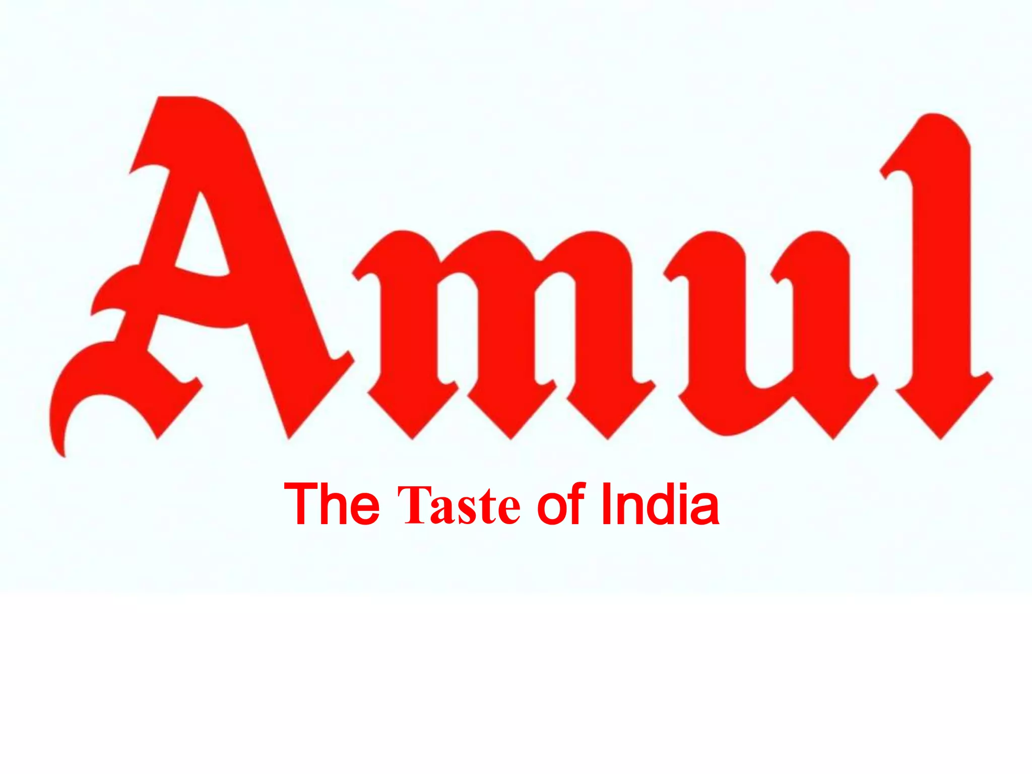 Amul Facts | PPTX