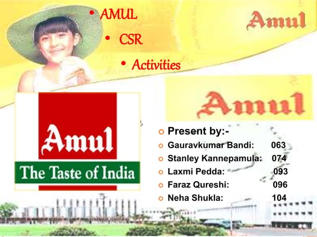 Amul ppt | PPT