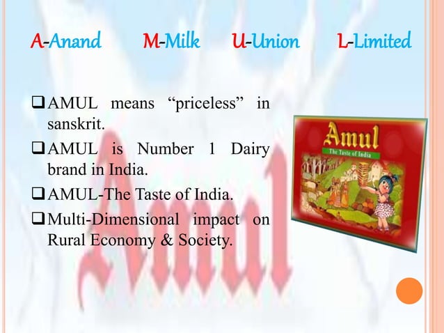 Amul ppt | PPT