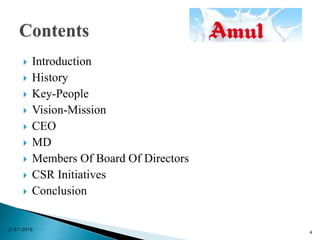 Amul | PPTX