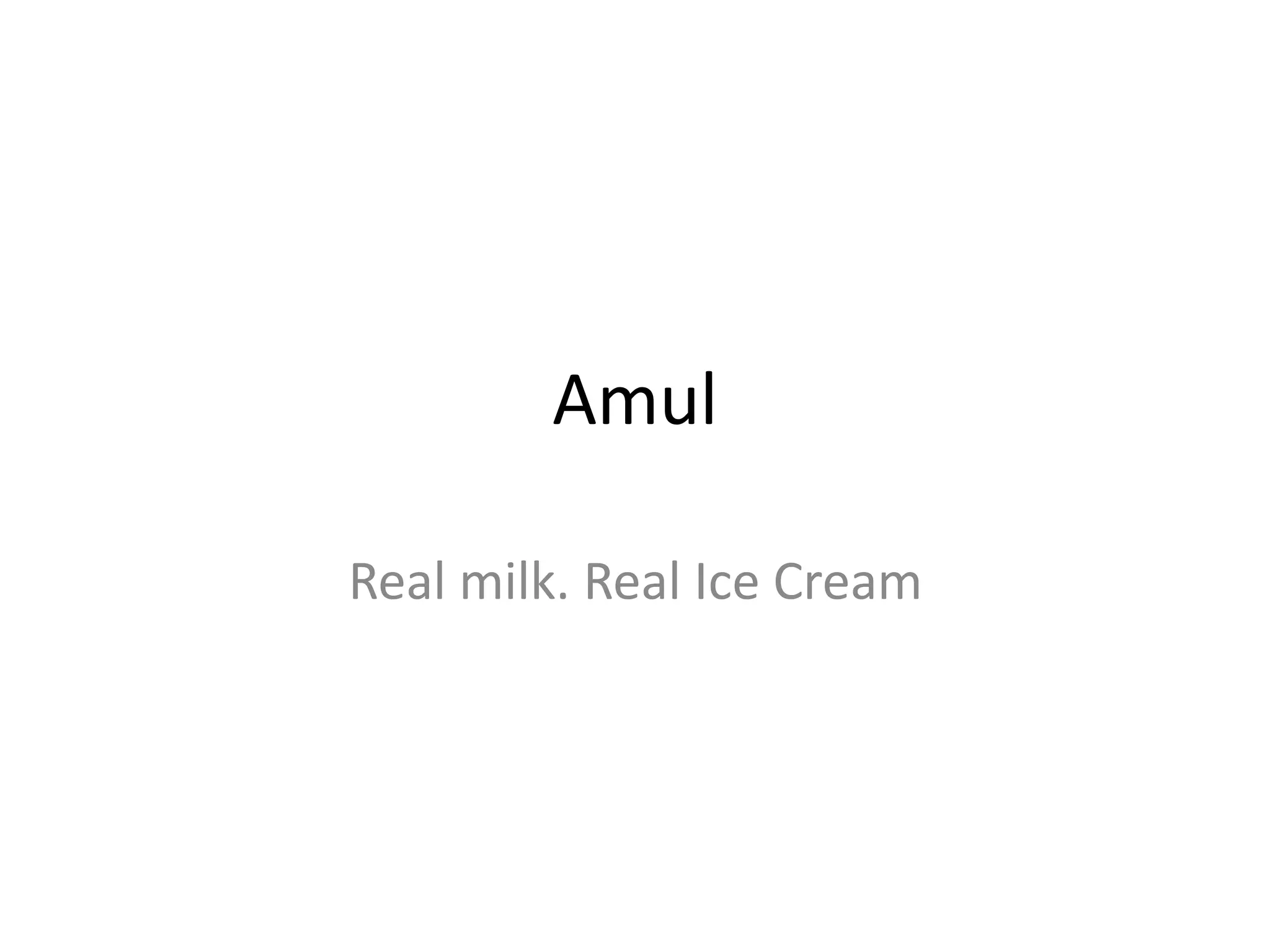 Amul | PPT