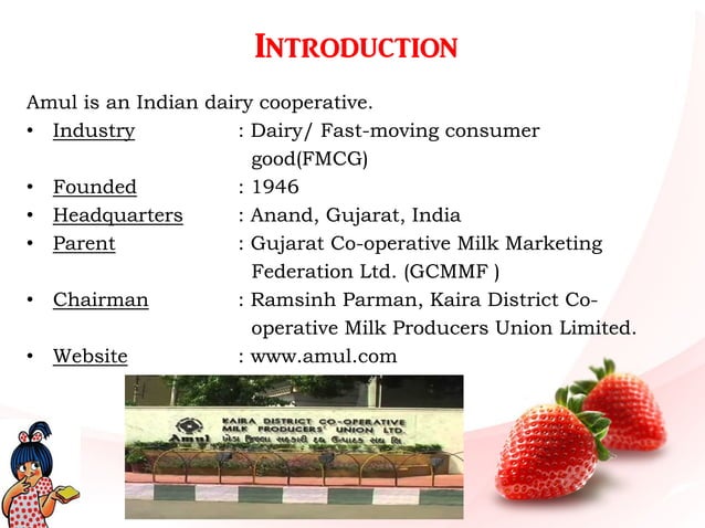 A complete overview on Amul 2017 - Presentation | PDF | Agriculture ...