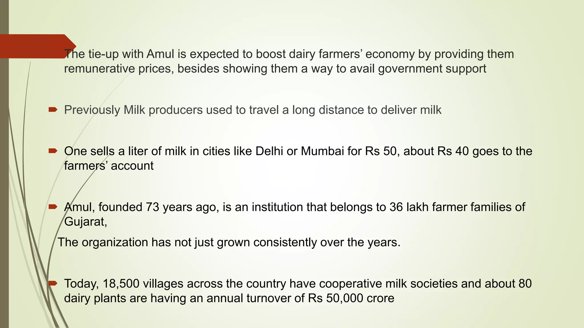 Amul dairy operations | PPTX