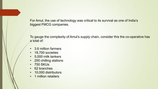 Amul dairy operations | PPTX