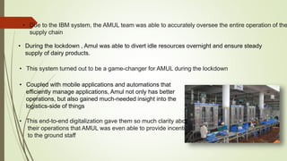 Amul dairy operations | PPTX