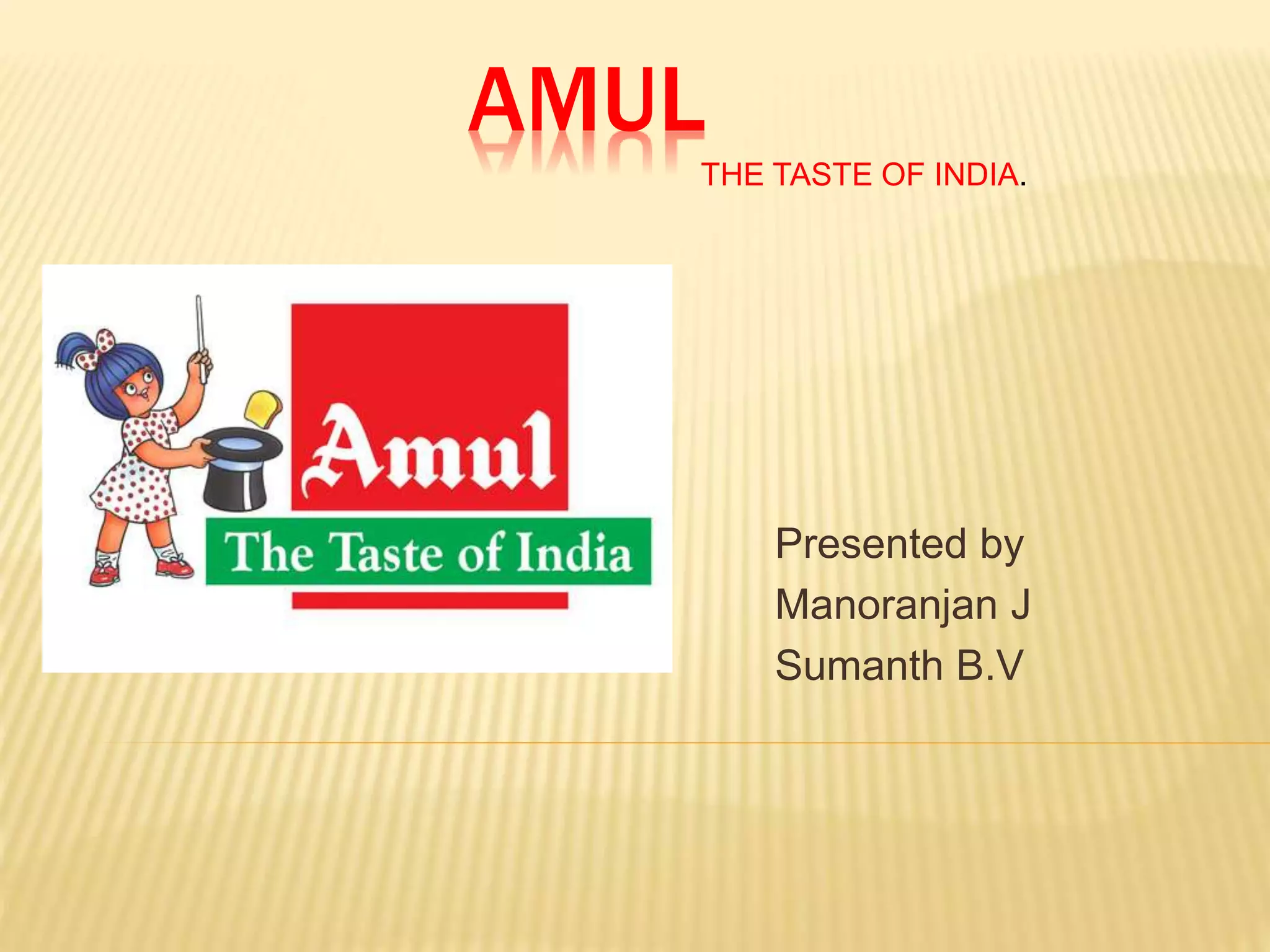 Amul full presentation | PPTX