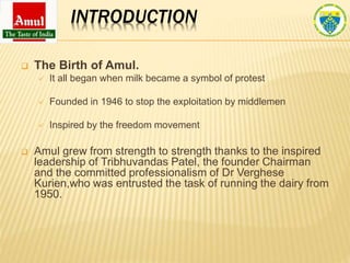 Amul full presentation | PPTX | Agriculture | Industries