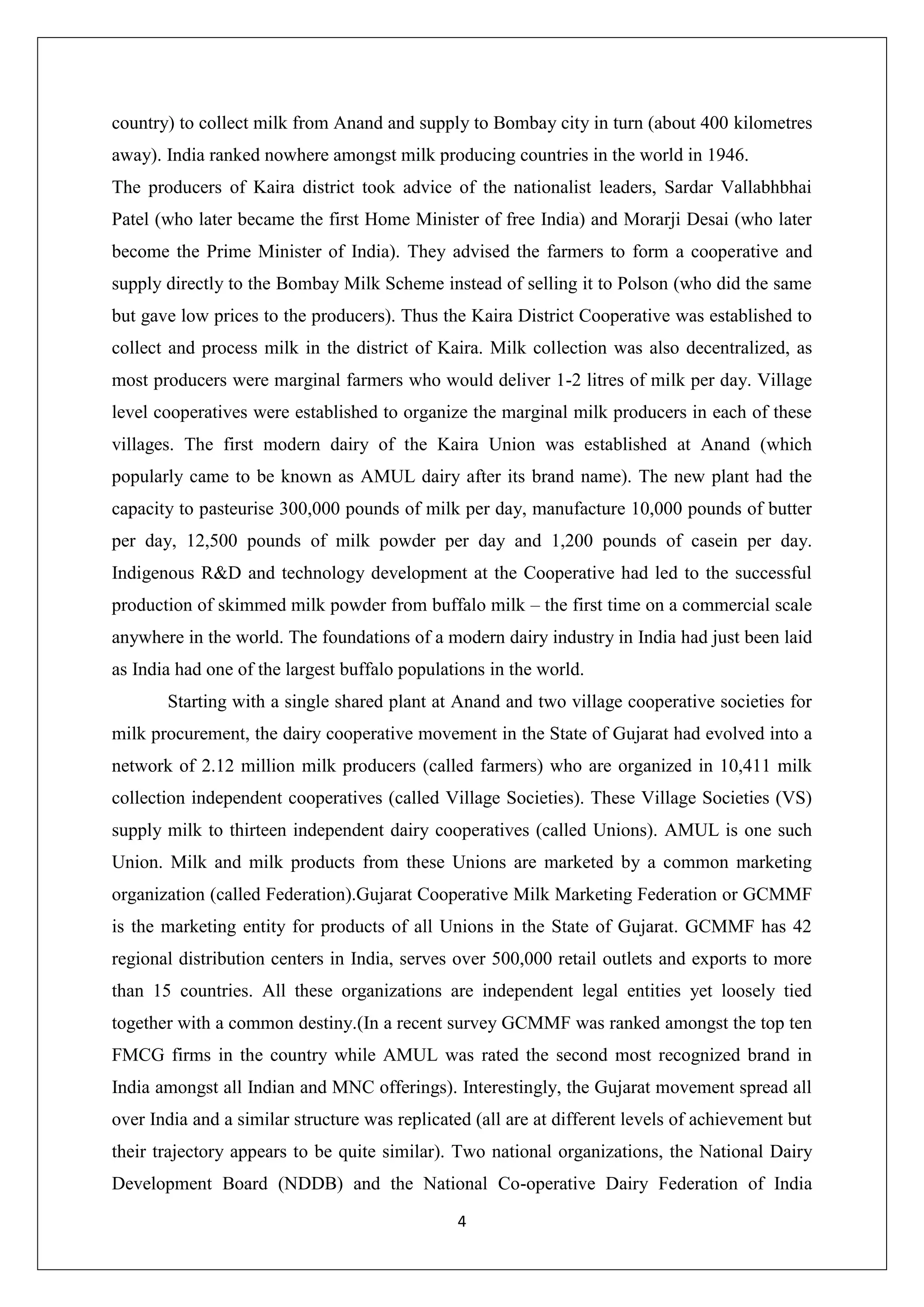 Amul strategic brand management by Dheeraj ED and Lavanya AB | PDF